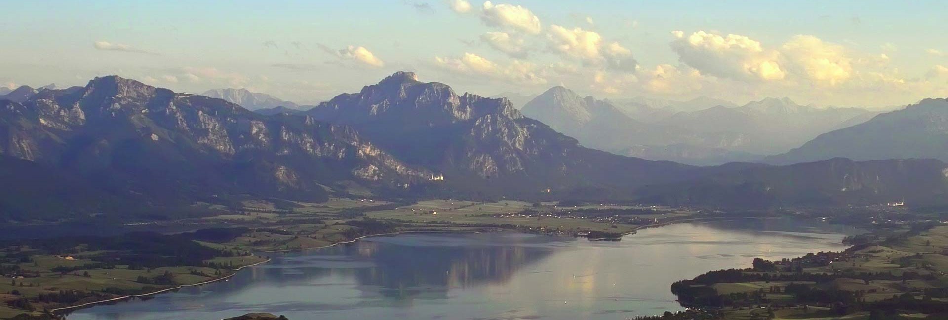 Der Forggensee im Allgäu - Deutschlands größter Stausee